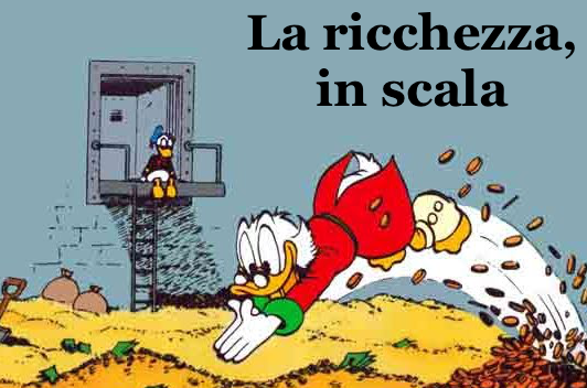 La ricchezza, in scala